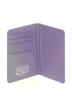 MAISON MARGIELA Four Stitches Crackled-effect Card Holder