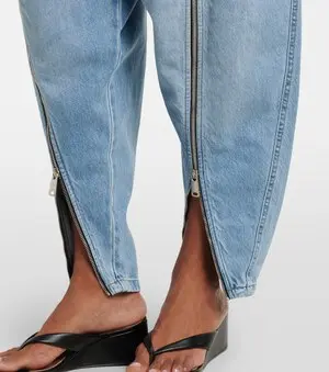 Coperni Front Slit Balloon Jeans In Light