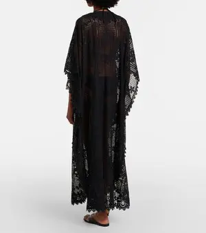 Melissa Odabash Yasin Cotton-blend Lace Kaftan