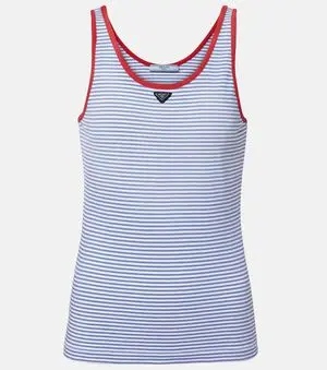 Prada Striped Camis Tanks For Women