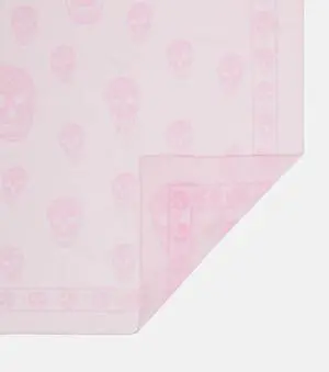 Alexander McQueen Skull Silk Scarf
