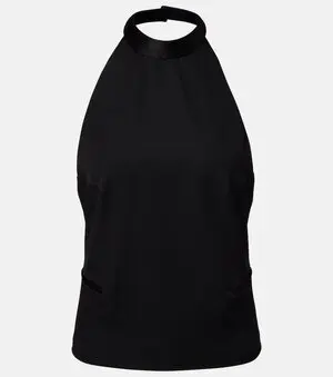 Alexander McQueen Sleeveless Halter Neck Top