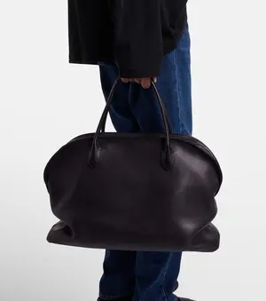 THE ROW Agnes 15 Leather Tote Bag