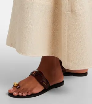AMANU Lagos Woven Leather Sandals