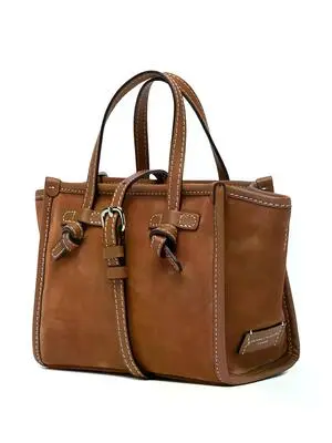 MARCELLA CLUB Small Miss Marcella Knotted Suede Tote Bag