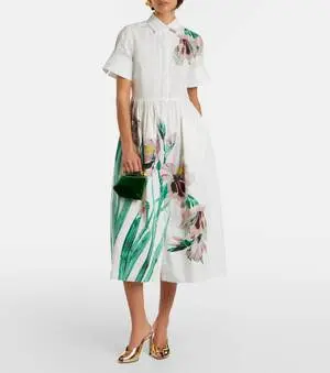 Erdem Bloom Micro Velvet Top-handle Bag - Green
