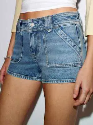 REFORMATION Jackie Stretch Low Rise Shorts