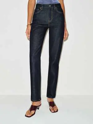 REFORMATION Leda Mid Rise Straight Jeans