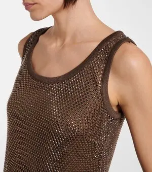 Ralph Lauren Melony Embellished Top - Brown