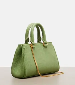 Valentino Garavani Vlogo Mini Leather Top-handle Bag