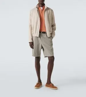 Brunello Cucinelli Cotton Gabardine Bermuda Shorts