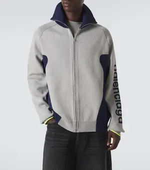 Balenciaga Cotton-blend Zip-up Cardigan