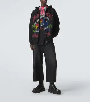 Balenciaga Combat Strike Leather Combat Boots