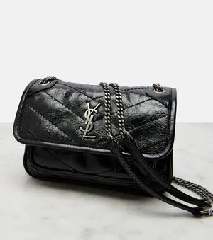 Saint Laurent Niki Mini Shoulder Bag - Black