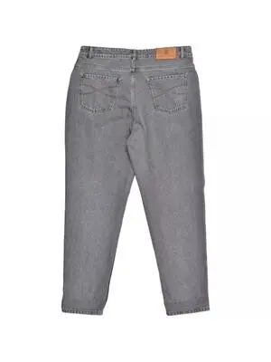 Brunello Cucinelli Straight-fit Five-pocket Jeans - Grey