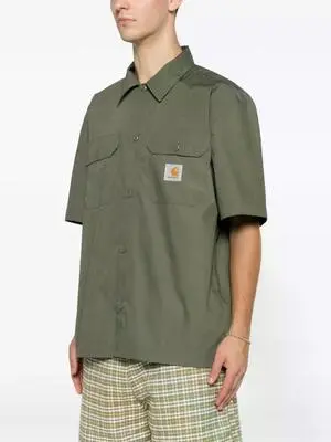Carhartt Work In Progress Craft Logo-patch Short-sleeve Shirt