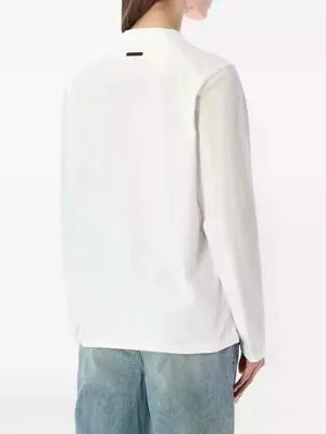 Fear Of God Logo Print Long Sleeve T-shirt