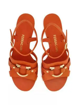 FERRAGAMO Gancini Ornament Sandals