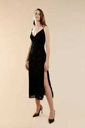 Bardot Paradiso Burnout Midi Dress