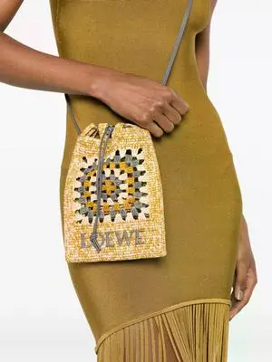 Loewe Embroidered-logo Cross Body Bag