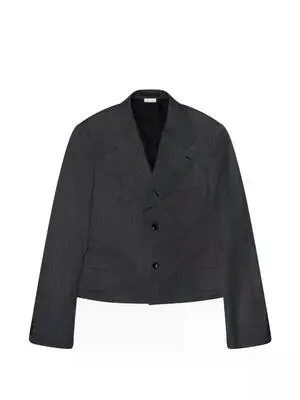 Comme Des Garçons Cropped Single-breasted Blazer