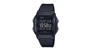 Casio Digital Watch With Black Dial - Rubber