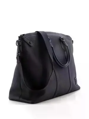 LOUIS VUITTON Aerogram Lock It Tote Leather Satchel