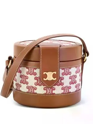 Celine Tambour Bag Triomphe Canvas Small Crossbody Bag