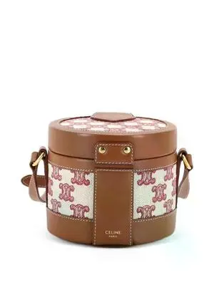 Celine Tambour Bag Triomphe Canvas Small Crossbody Bag