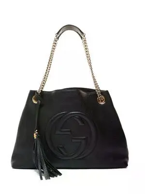 Gucci Soho Chain Shoulder Bag - Black