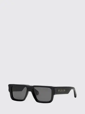 Philipp Plein Eagle Aviator Acetate Sunglasses With Lettering Logo - Black