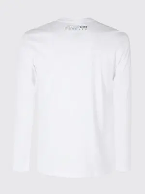 Comme Des Garçons Long Sleeve Crew Neck T-shirt - White