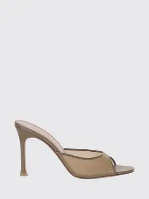 Amina Muaddi Amina Muaddi Heeled Sandal Grey