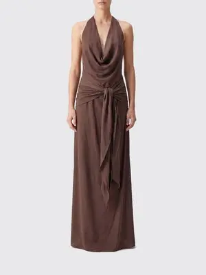 Federica Tosi Halterneck Maxi Dress