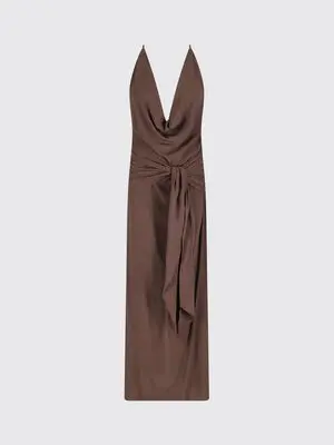 Federica Tosi Halterneck Maxi Dress