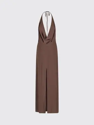 Federica Tosi Halterneck Maxi Dress