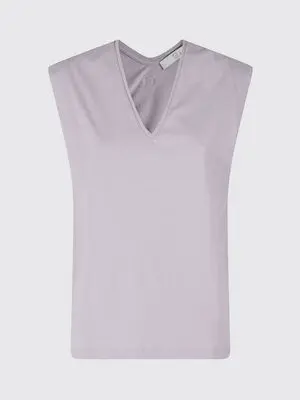 TELA Sleeveless V-neck Top - Pink