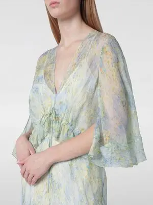 Alberta Ferretti Printed Maxi Dress