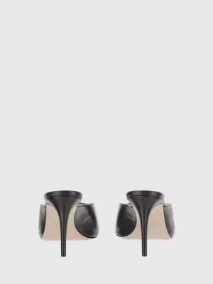 Valentino Garavani Vlogo Signature Leather Mules - Black