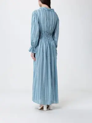 Pinko Striped Maxi Dress