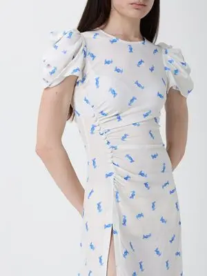 MAR DE MARGARITAS Printed Dress - White