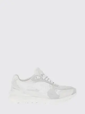 Philipp Plein Leather And Mesh Low Top Sneakers - White
