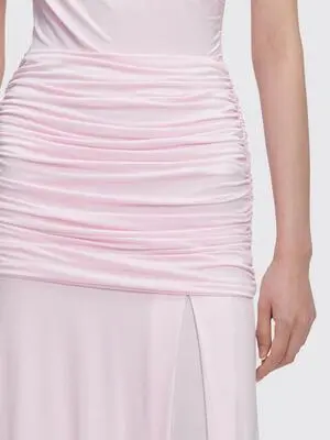 SELF-PORTRAIT Ruched Draped Gown
