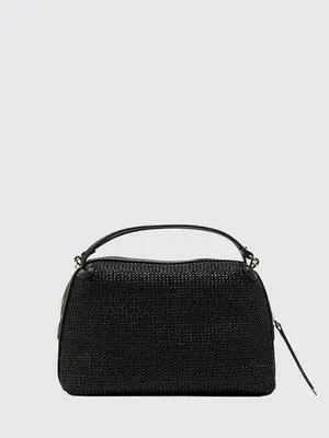 GIANNI CHIARINI Alifa Crochet Raffia And Leather Bag