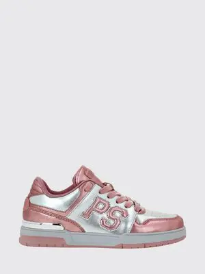 PLEIN SPORT Viper Ii Laminated Leather Sneakers