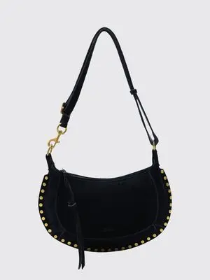 Isabel Marant Étoile Oskan Moon Suede Bag Black