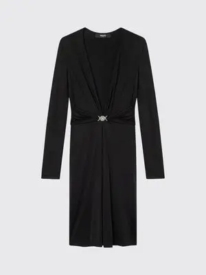 Versace Long Sleeve Embellished Dress