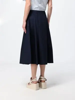 Woolrich Pleated Midi Skirt - Blue