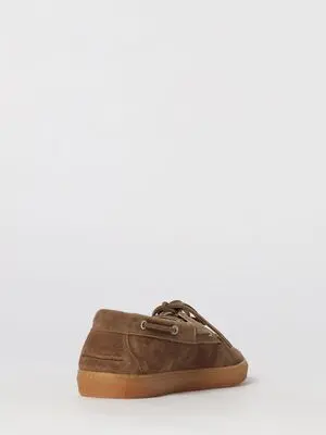 SUMMERY COPENHAGEN Suede Boat Loafers - Brown