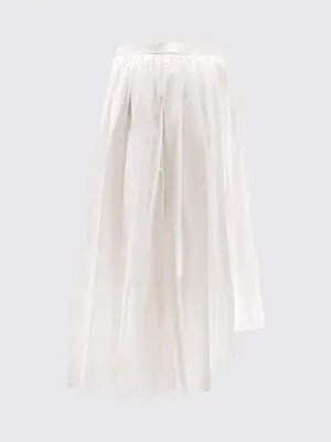 SELF-PORTRAIT Asymmetrical Pleated Midi Skirt